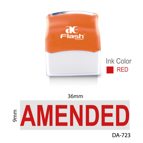Amended Stamp | Stock Stamp | AE Stamp