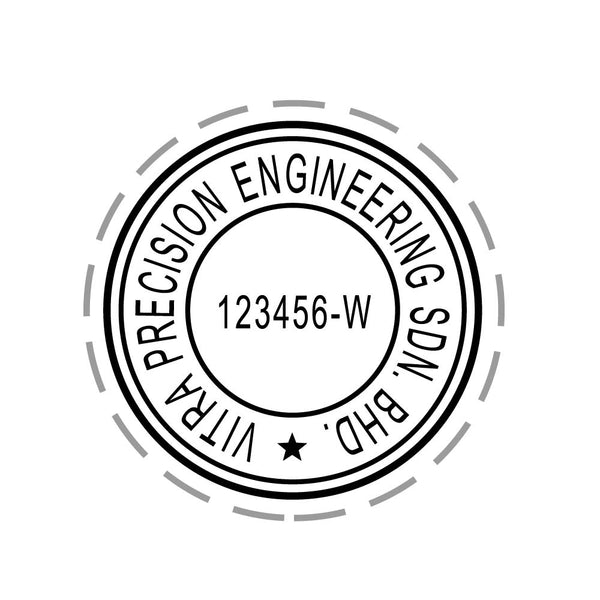 RS38R | Red Rubber Index Stamp | AE Stamp