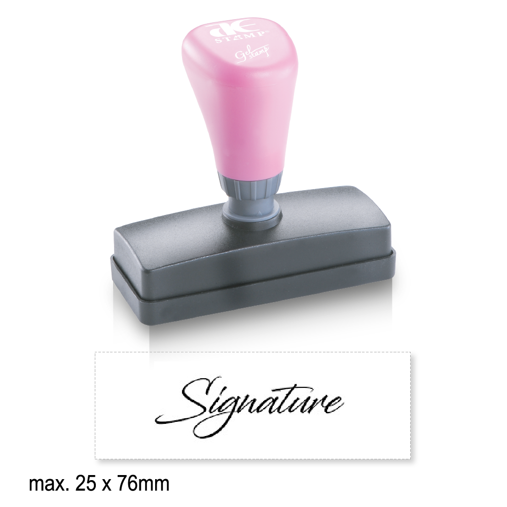 Medium Pre-Inked Signature Stamp | AE Stamp