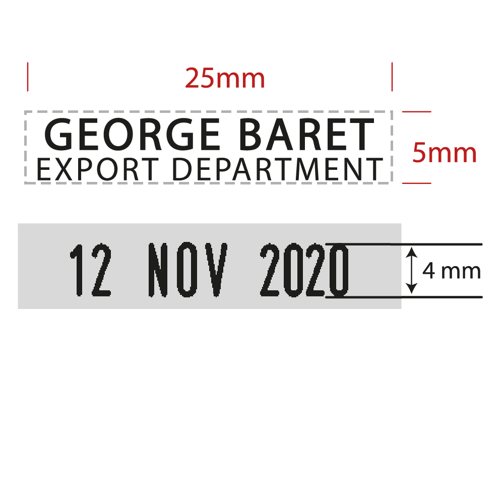 S160 | COLOP Dater Stamp | AE Stamp