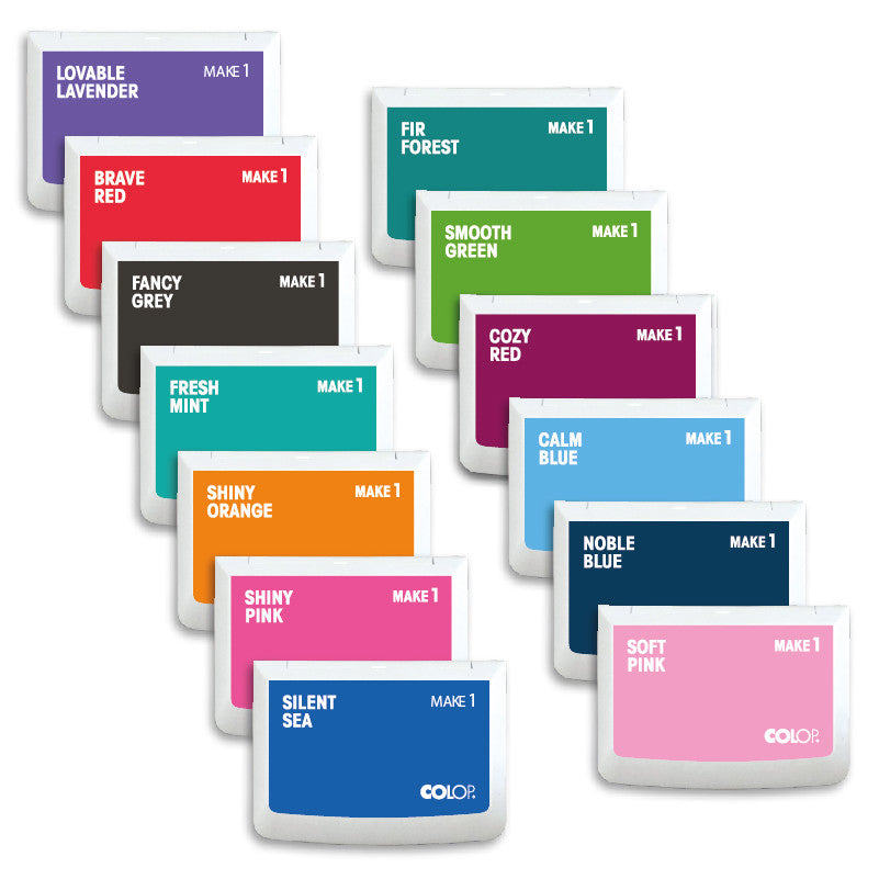 Vibrant Coloured Stamp Pads | Make 1| A E Stamp – AE Stamp