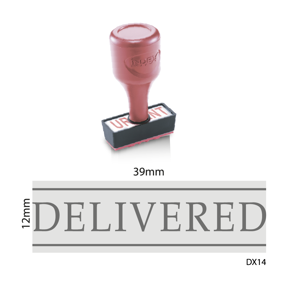 Delivered | Index Stock Stamp | AE Stamp