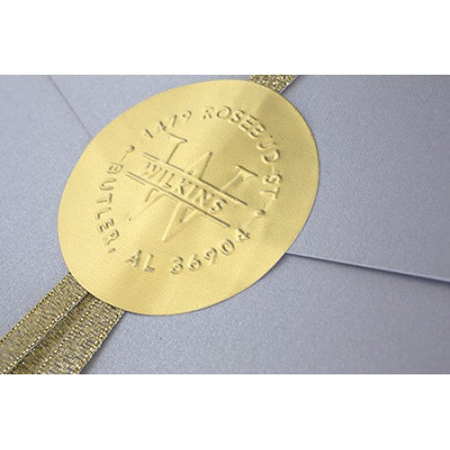 Embossing Gold Label | AE Stamp