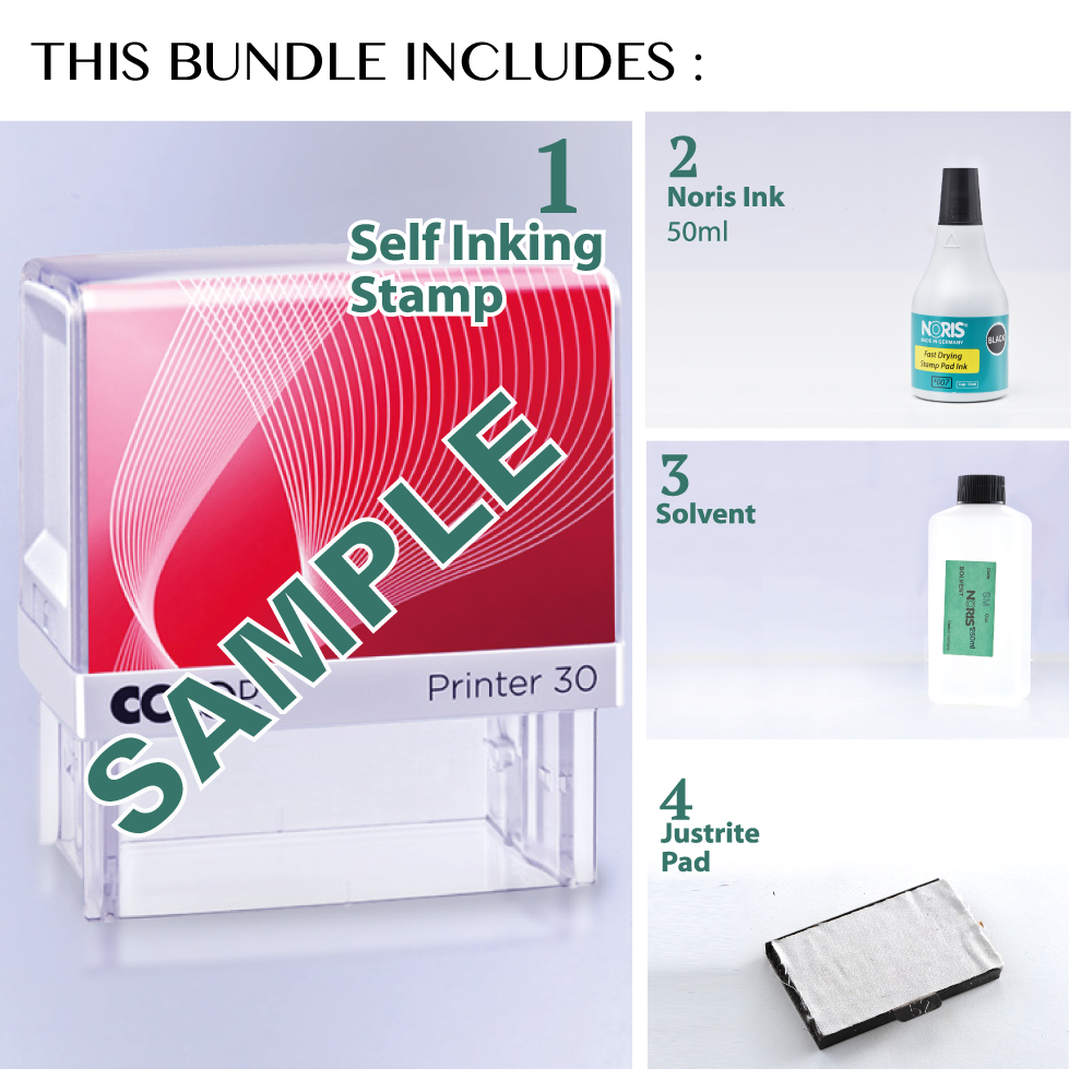 Fast Dry Self Inking Stamp - R12 – AE Stamp