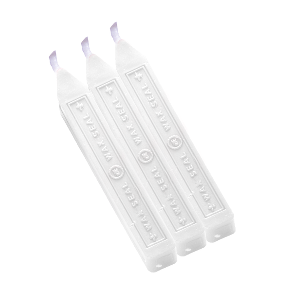 White Wax Stick Pack | Sealing Wax | AE Stamp